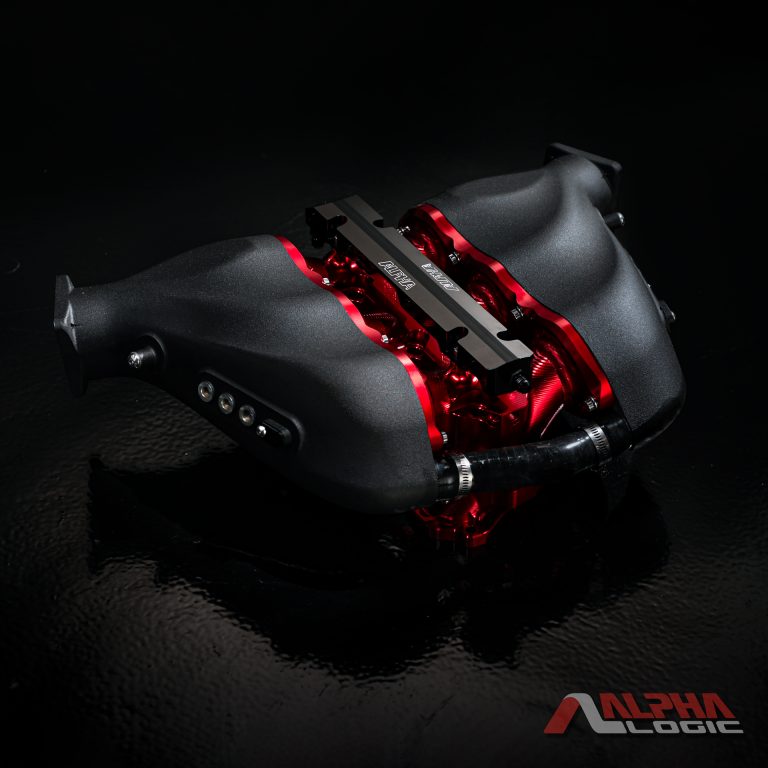 Alpha Performance R35 GT-R Intake Manifold With Cast Aluminum Plenums ...